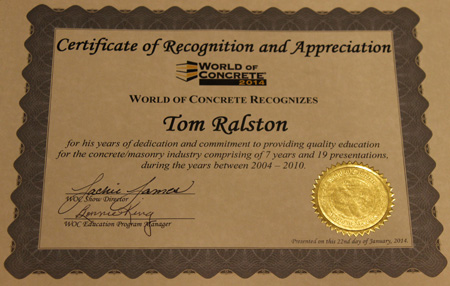 Learn Decorative Concrete from Tom Ralston, Award Winning Concrete ...